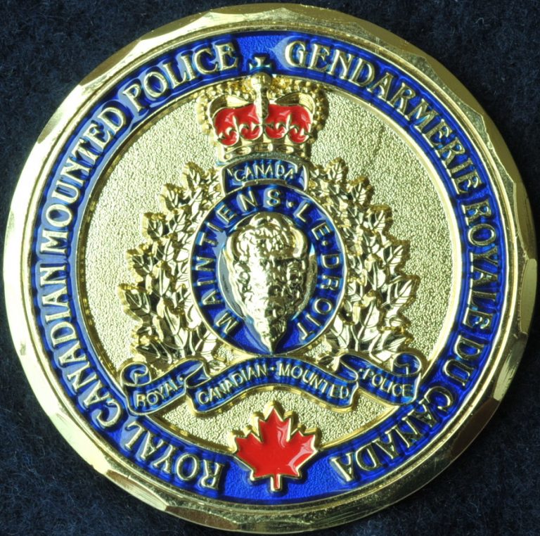 RCMP F Division Operations Strategy Branch Gold | Challengecoins.ca