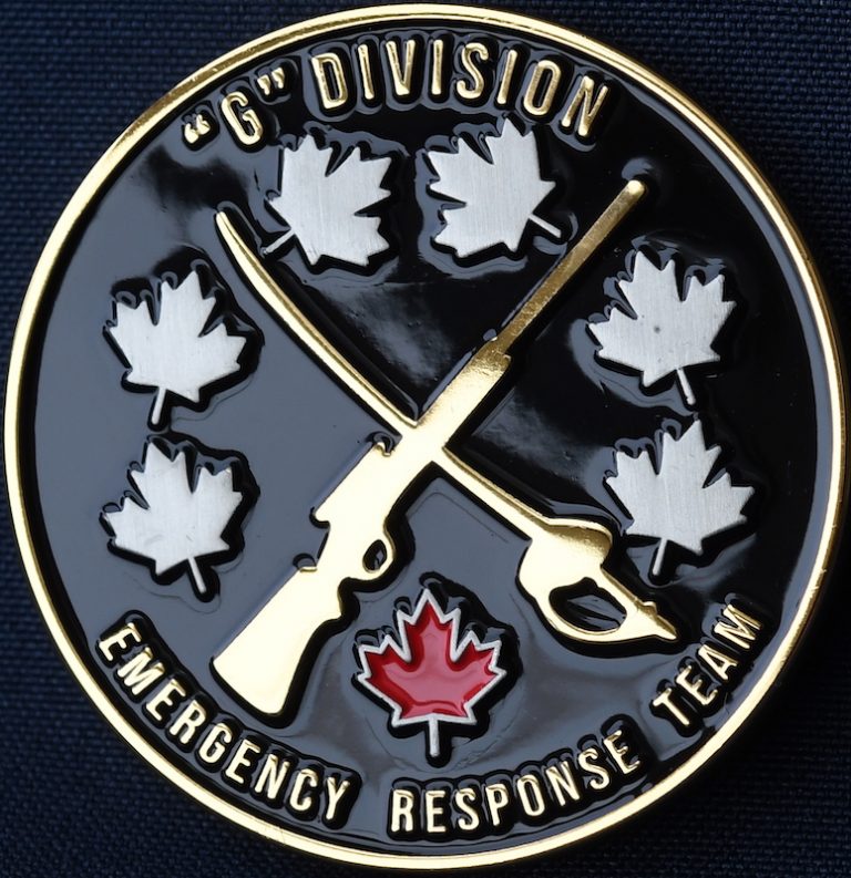 RCMP G Division Emergency Response Team (ERT) | Challengecoins.ca