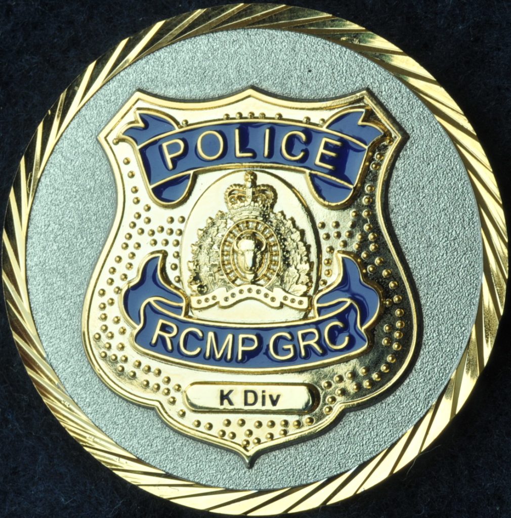 RCMP K Division Federal Intelligence Team Gold | Challengecoins.ca