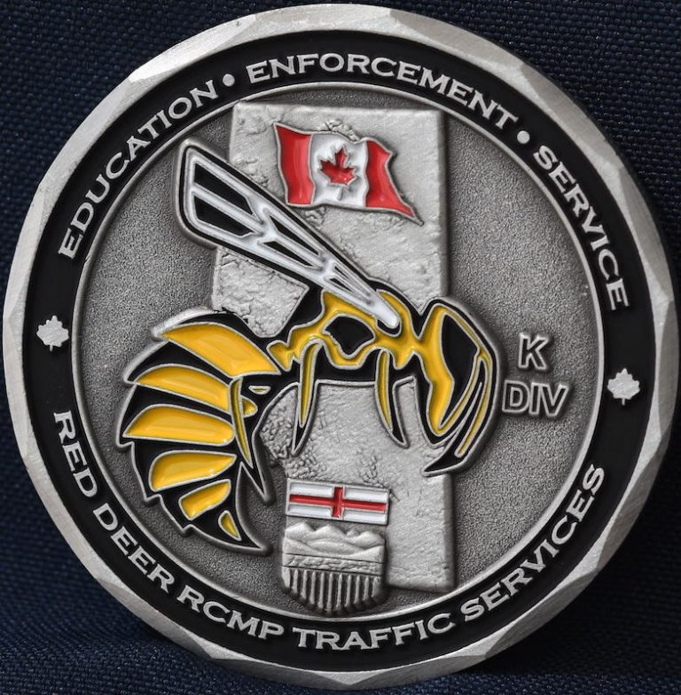 RCMP K Division Red Deer Traffic Services | Challengecoins.ca
