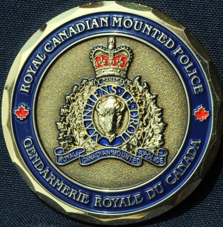 RCMP E Division Special O | Challengecoins.ca