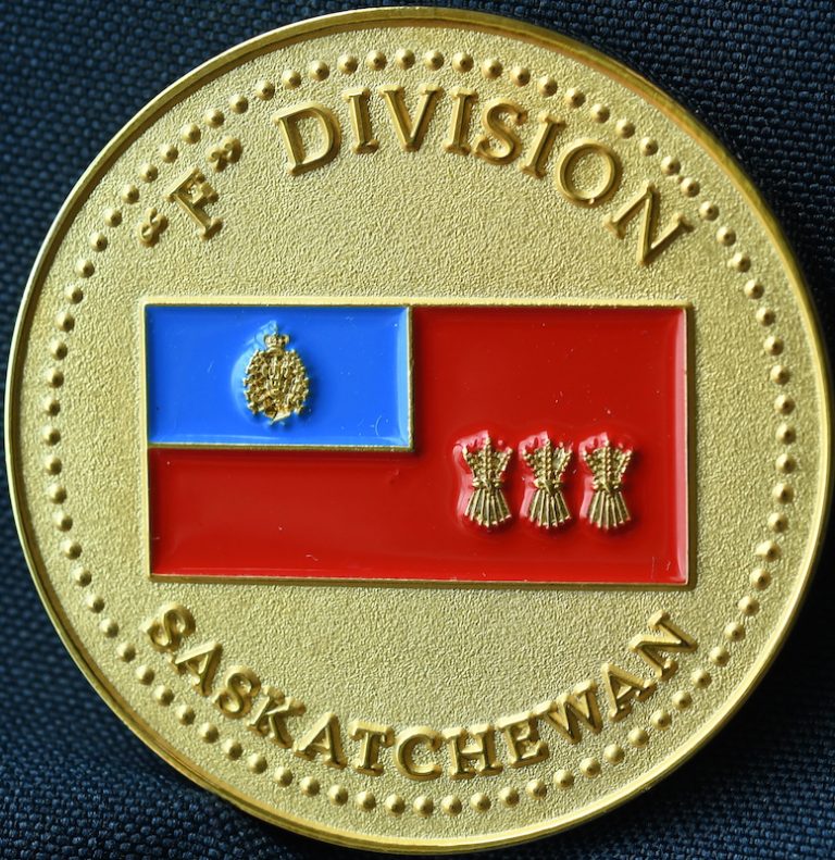 RCMP F Division Commanding Officer's Medallion | Challengecoins.ca