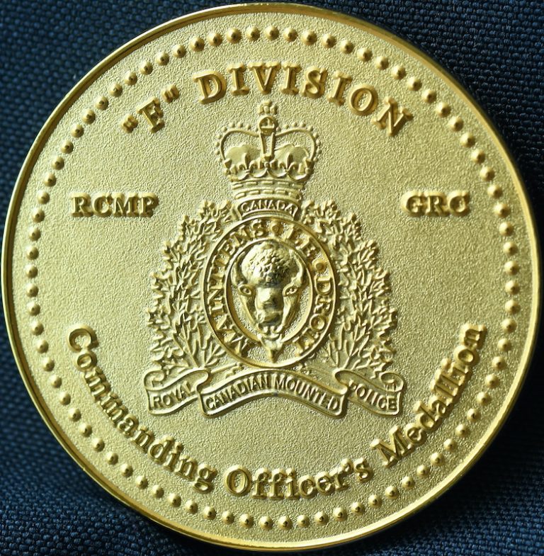 RCMP F Division Commanding Officer's Medallion | Challengecoins.ca