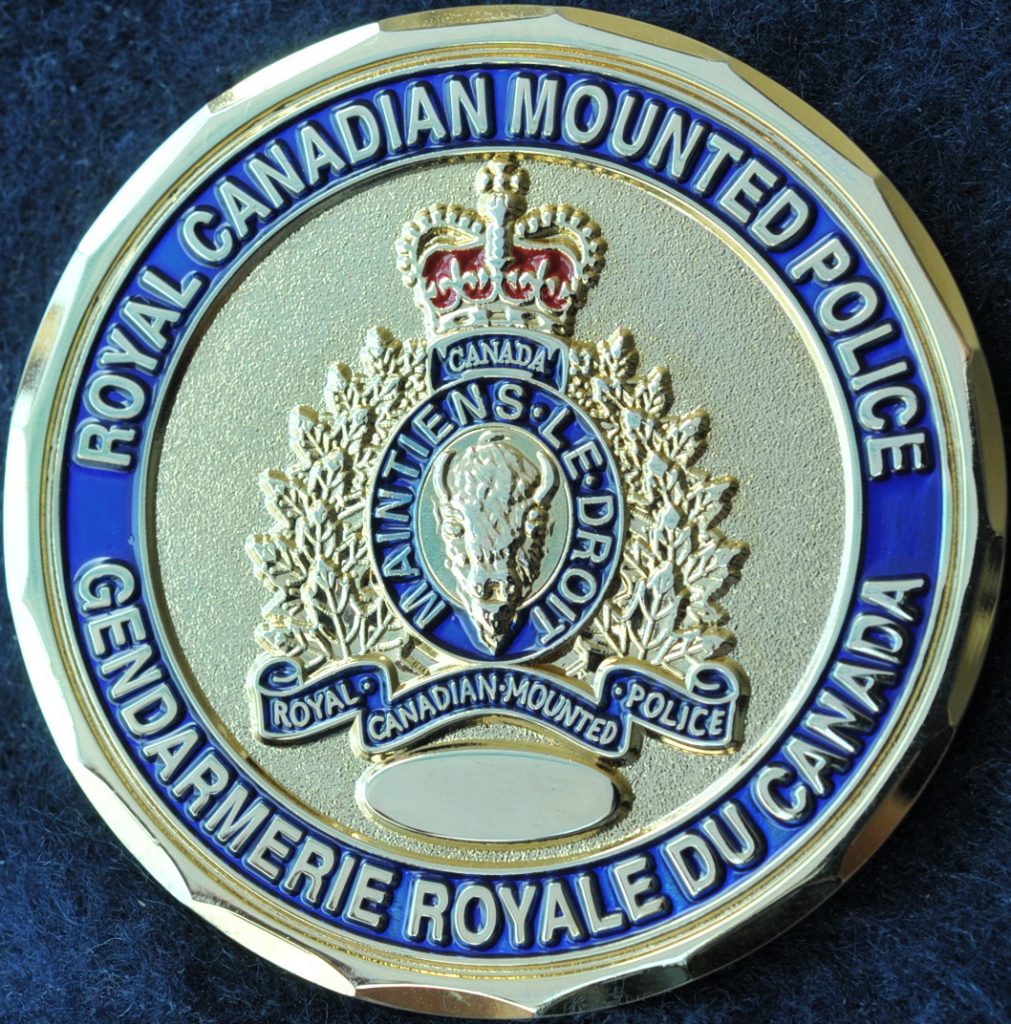 RCMP F Division Staff Sergeant | Challengecoins.ca