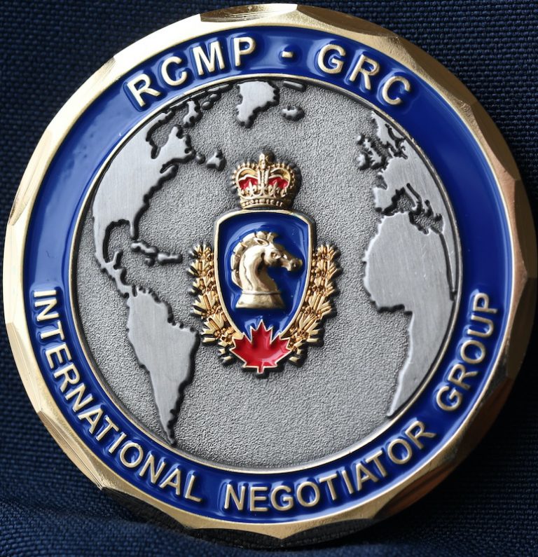 RCMP NHQ International Negotiator Group | Challengecoins.ca