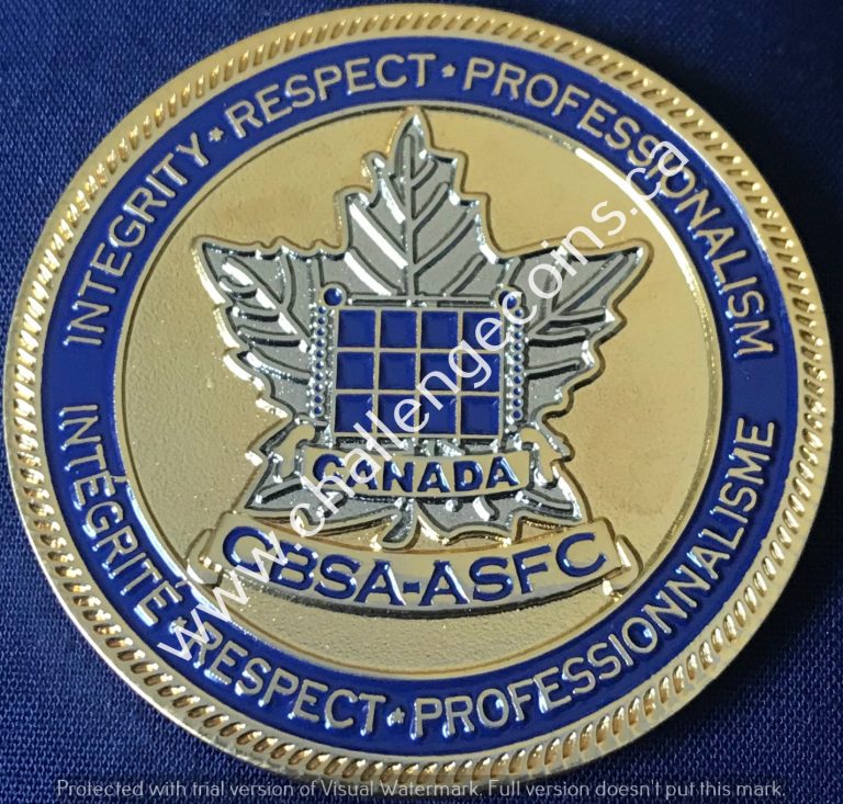 Canada Border Services Agency CBSA | Challengecoins.ca