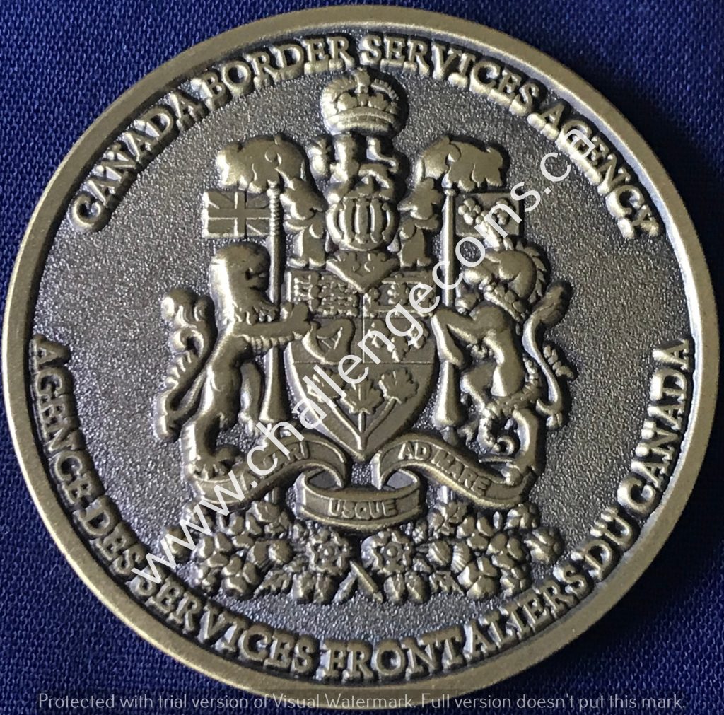 Canada Border Services Agency CBSA - Canada Customs | Challengecoins.ca