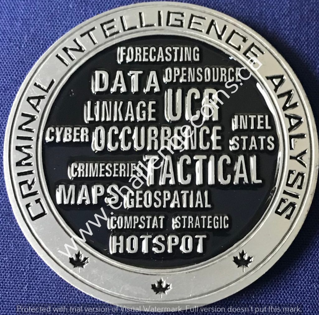 Criminal Intelligence Analysis | Challengecoins.ca