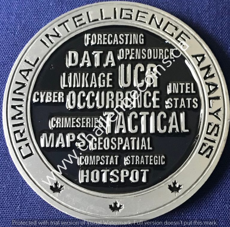 Criminal Intelligence Analysis | Challengecoins.ca