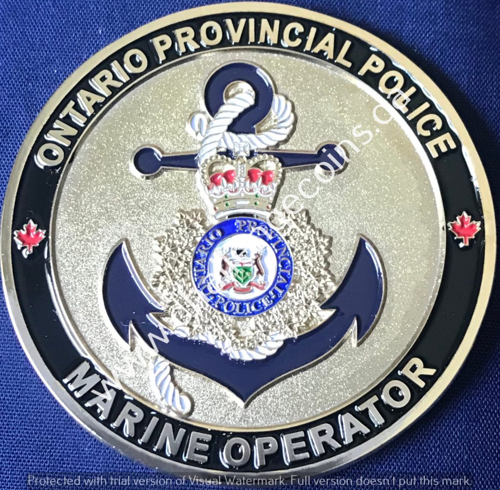 Ontario Provincial Police OPP - Marine Operator | Challengecoins.ca