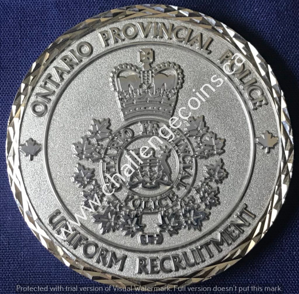 Ontario Provincial Police OPP - Uniform Recruitment | Challengecoins.ca