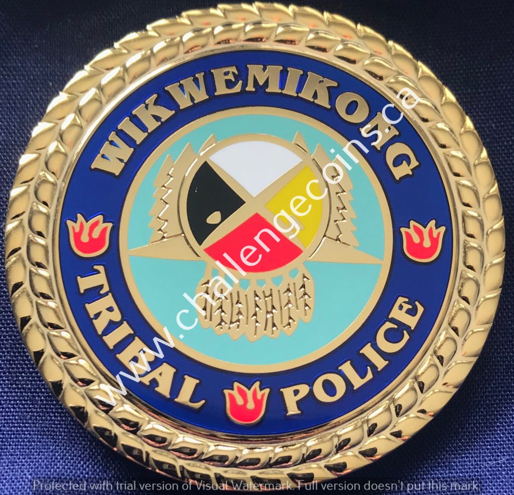 Wikwemikong Tribal Police 25th Anniversary | Challengecoins.ca